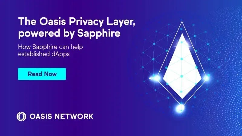 Oasis Network — Sapphire. Oasis, connecting with its innovative… | by ...