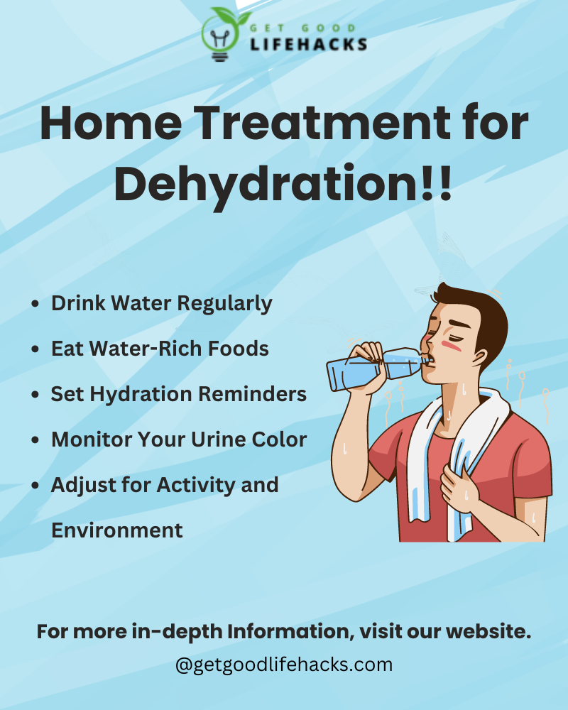 How to Treat Dehydration at Home? - Get Good Life Hacks - Medium