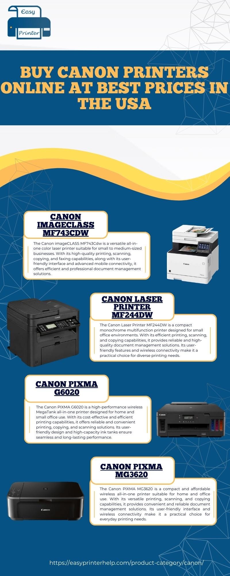 Buy Canon Printers Online at Best Prices In The USA - Easyprinterhelp ...