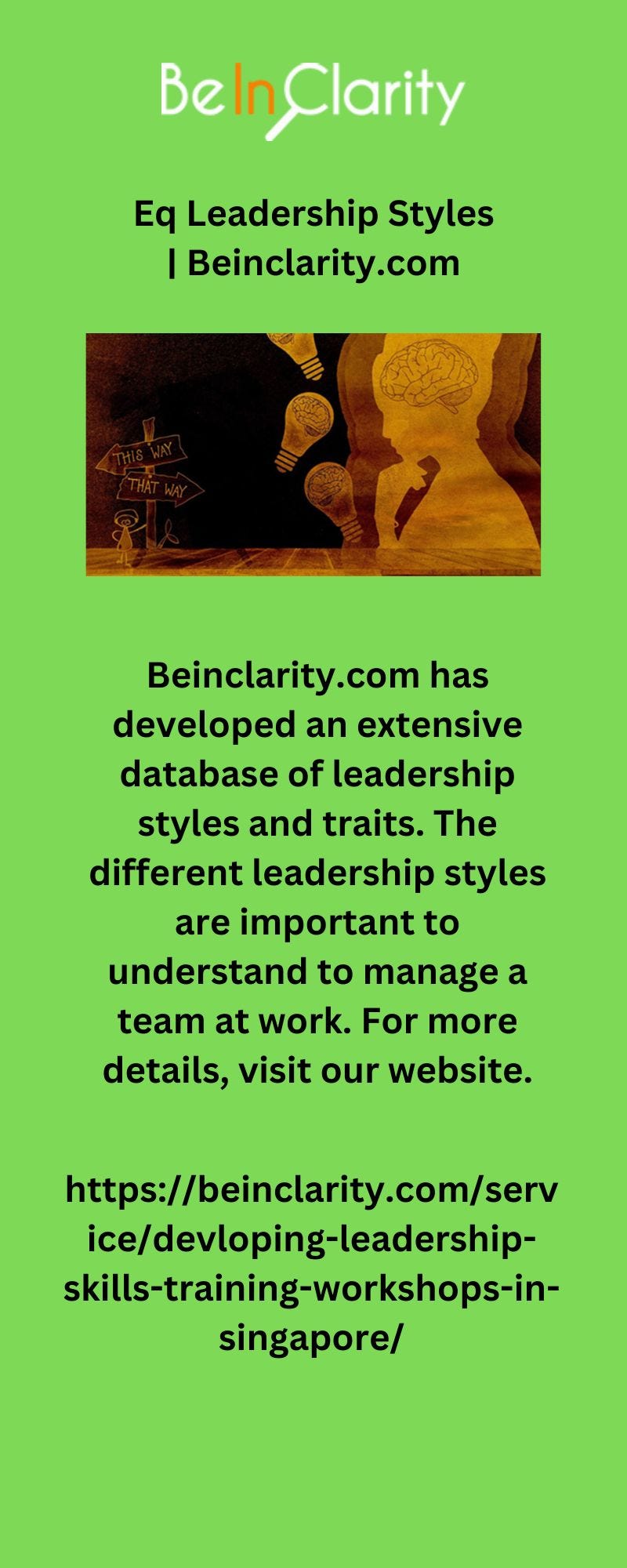 Eq Leadership Styles | Beinclarity.com - Beinclarity - Medium