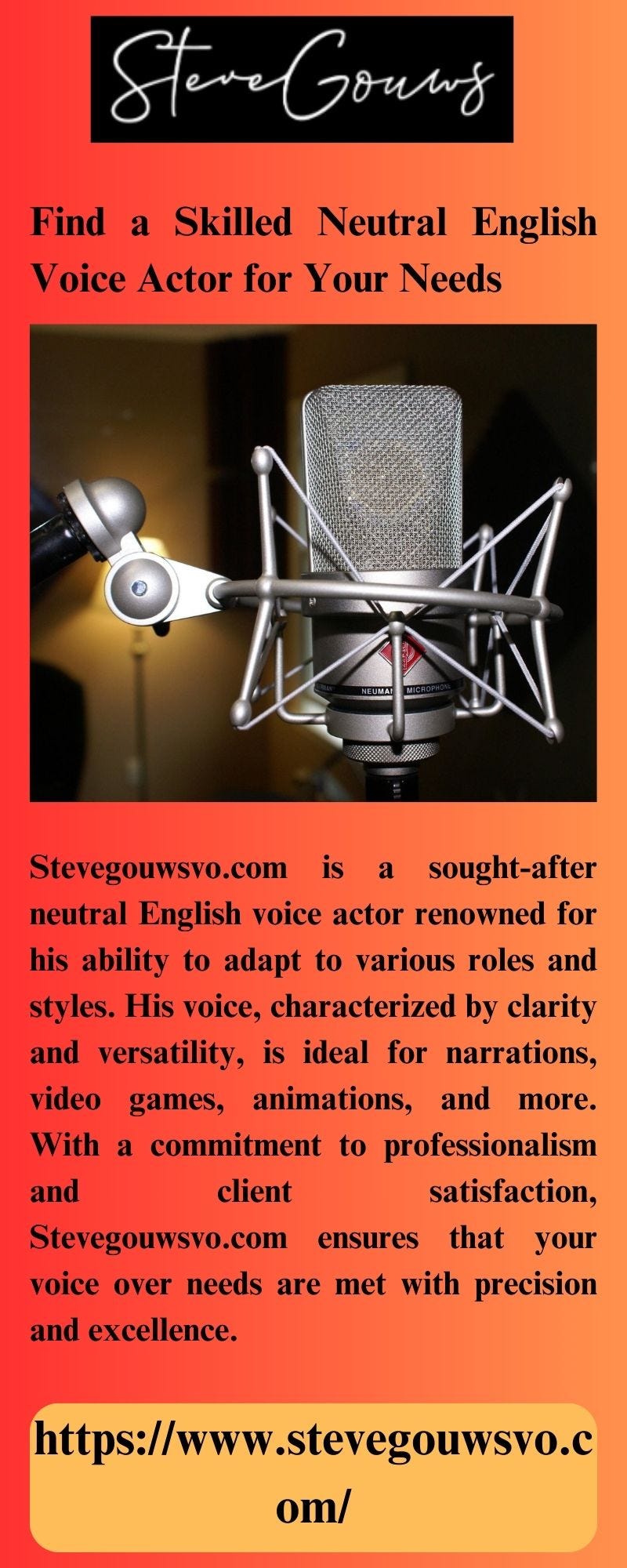 Find a Skilled Neutral English Voice Actor for Your Needs ...