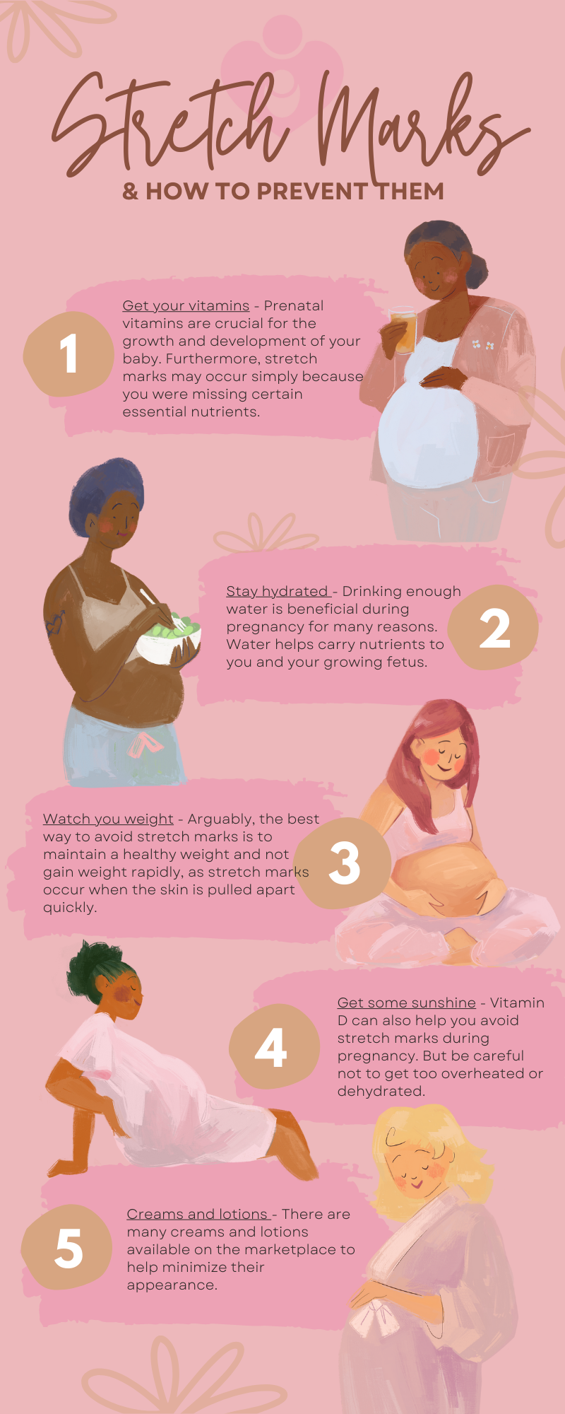 5 Ways to Prevent Stretch Marks You might be wondering if you’ll get ...