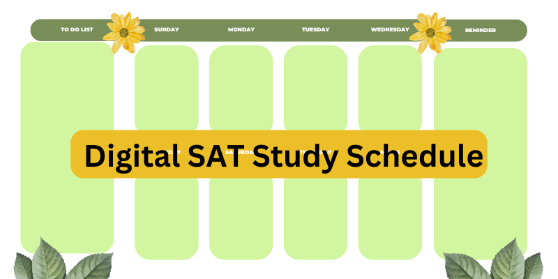 How to Create a Digital SAT Study Schedule | by Charvitha_Blogs | Aug ...