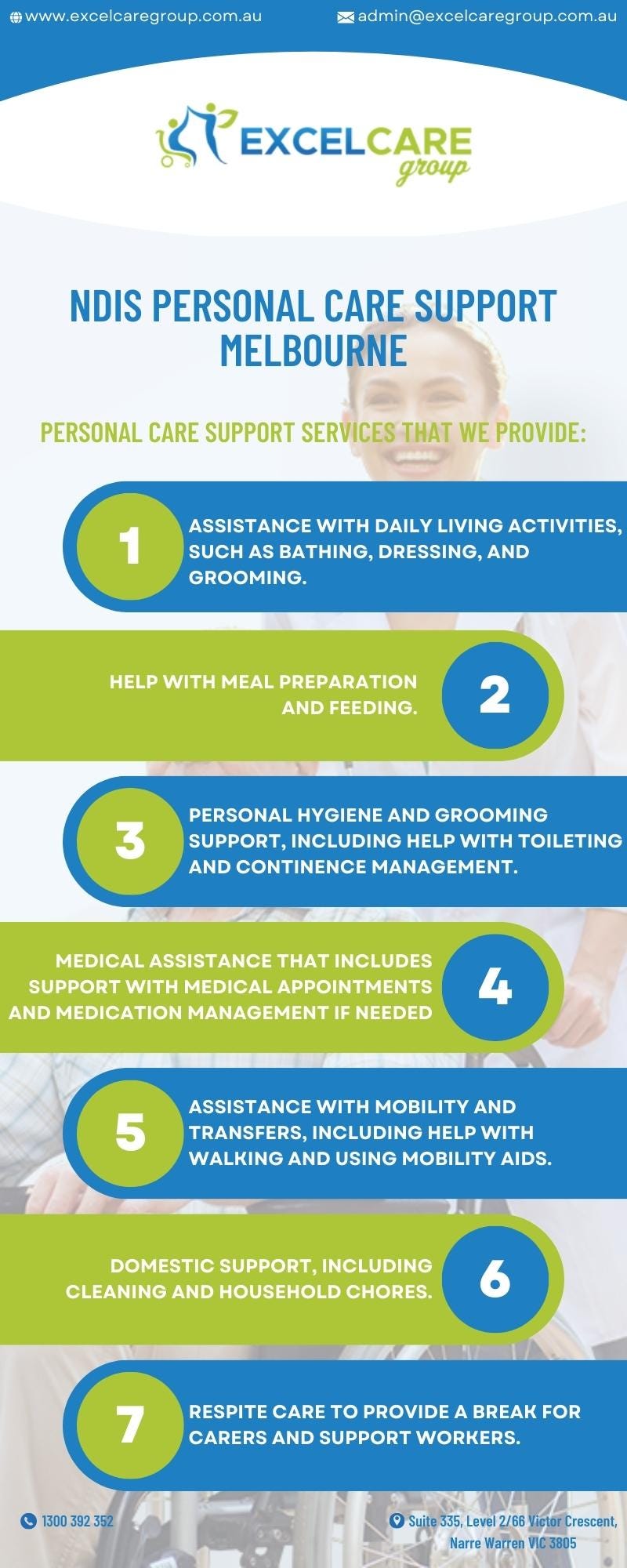 NDIS Personal Care Support Melbourne | Excel Care Group ...