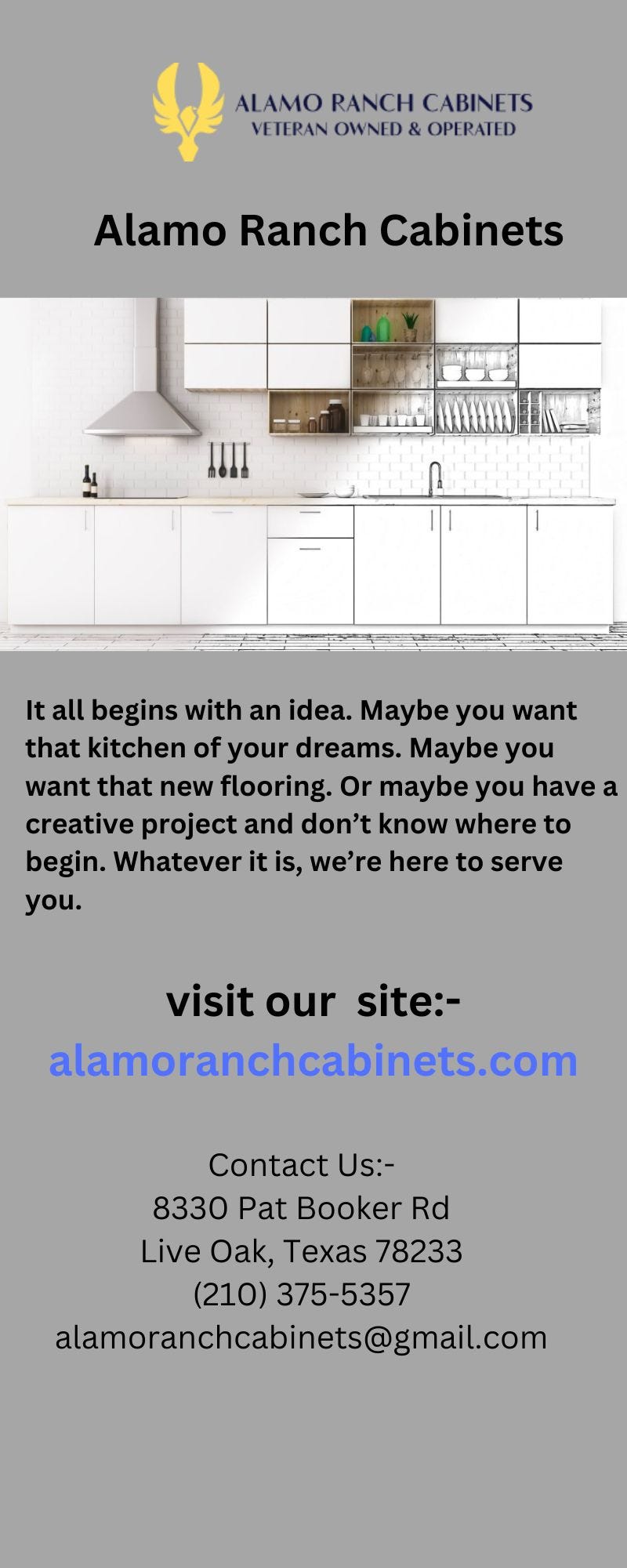 Looking For The Best Kitchen Remodeling Service - Alamo Ranch Cabinets ...