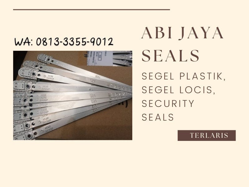 Toko Segel Plastik Segel Locis Harga Murah Kualitas Terbaik Di Sambas ...