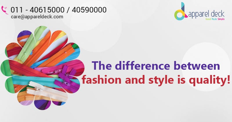 Accessorize Your Designer Wear with Original YKK Zippers | by Apparel ...