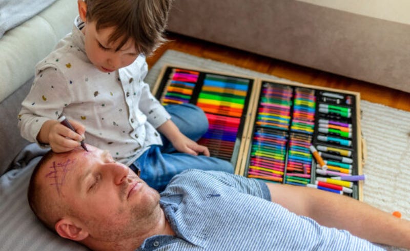 Proper Care and Feeding of Your Over-Exhausted Parent | by The Good Men ...