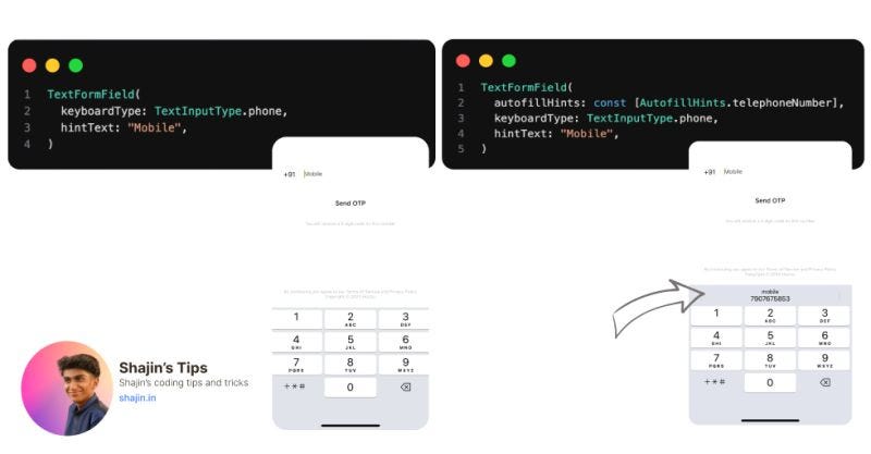 Most underrated Flutter property “autofillHints” - Shajin KP - Medium