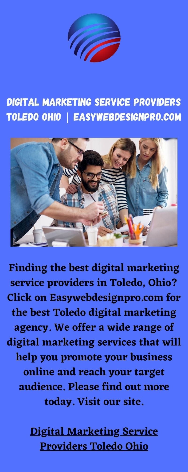 Digital Marketing Service Providers Toledo Ohio | Easywebdesignpro.com ...