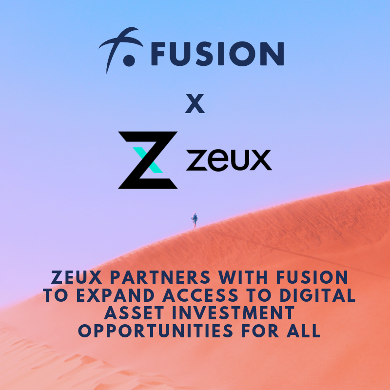 Zeux Partners with Fusion to Expand Access to Digital Asset Investment ...