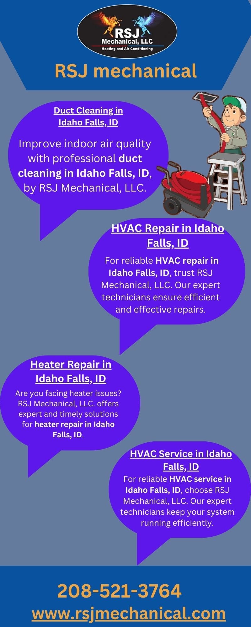 Duct Cleaning in Idaho Falls, ID - RSJ MECHANICAL - Medium
