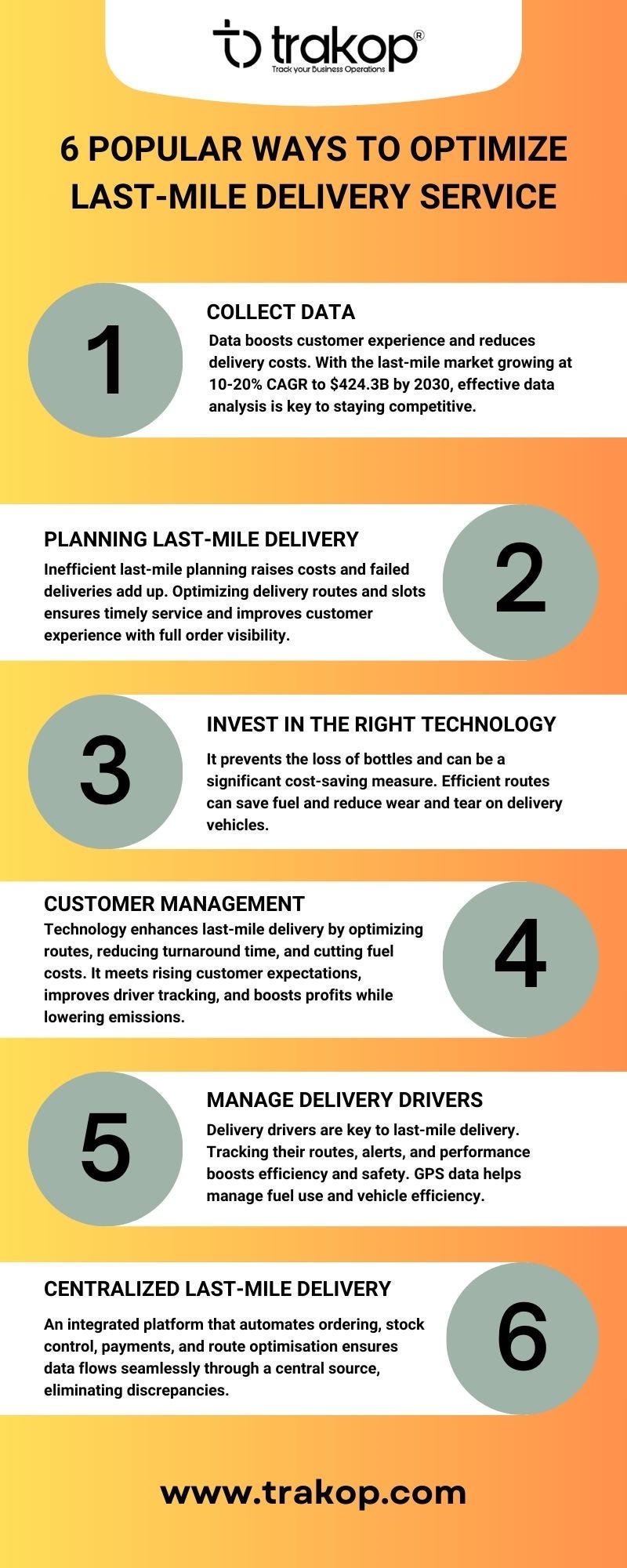 6 Popular Ways to Optimize last-mile Delivery Service — Infographic ... 6 Popular Ways to Optimize last-mile Delivery Service — Infographic ...