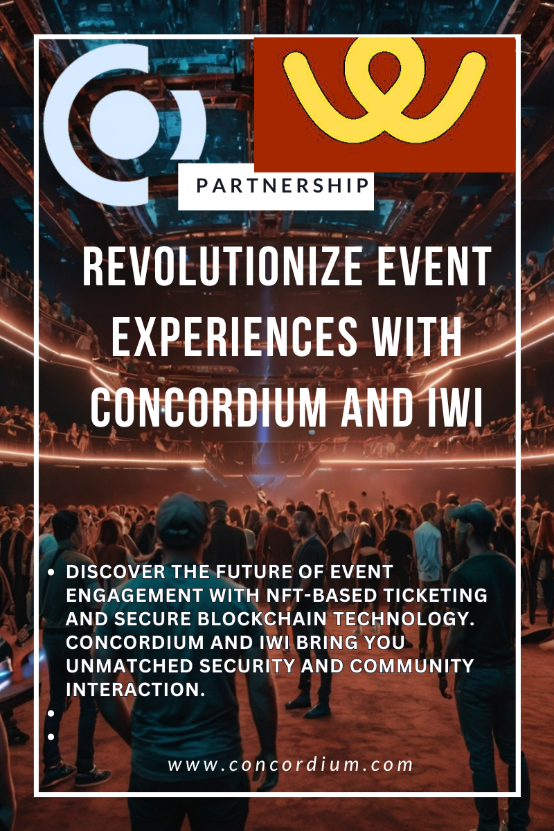 CONCORDIUM AND IWI — REVOLUTIONIZING EVENT ENGAGEMENT AND TICKETING ...