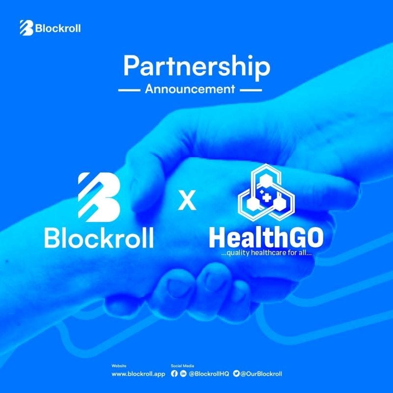 Blockroll and HealthGO Form a Strategic Partnership. | by Blockroll | Aug, 2023 | Medium