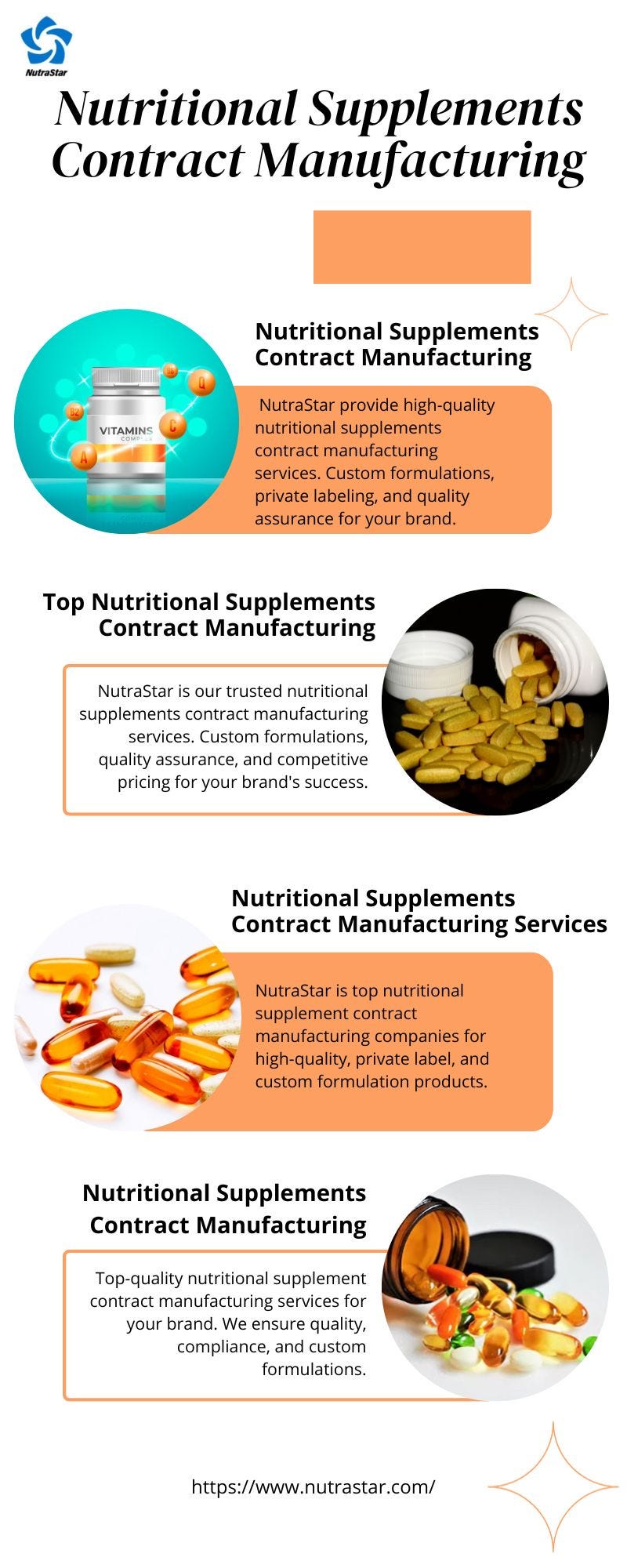 Contract Manufacturing Nutritional Supplements - NutraStar - Medium