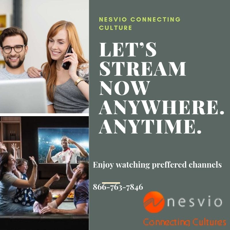 International channels. Nothing can be more relaxing than… | by Nesvio ...