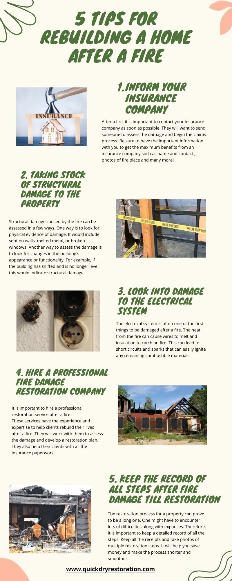 5 Tips for Rebuilding a Home After a Fire - James Smith - Medium