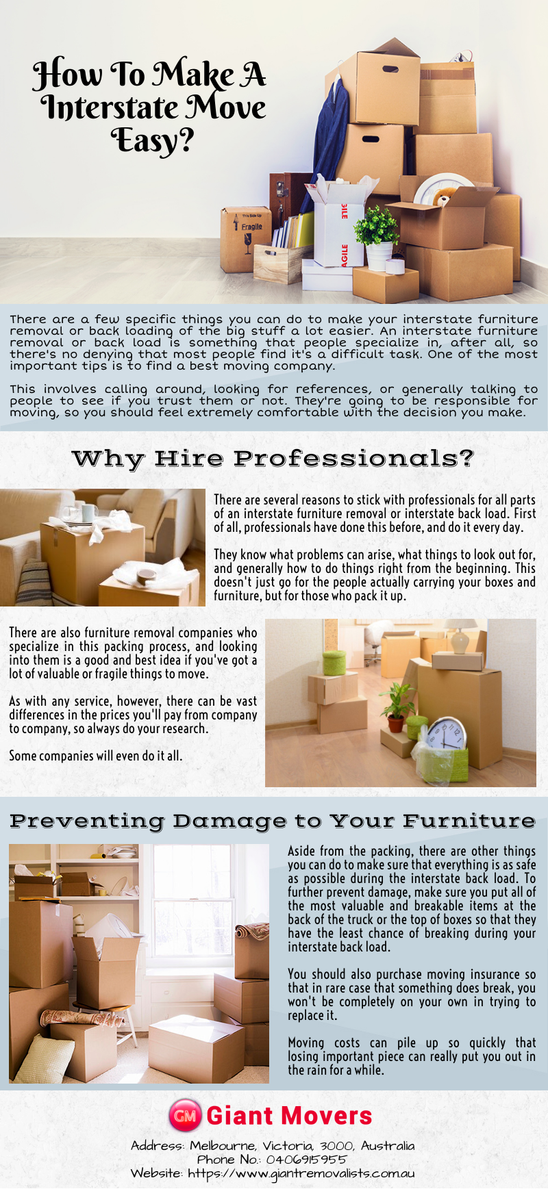 How To Make An Interstate Move Easy? | by Giant Removalists | Medium