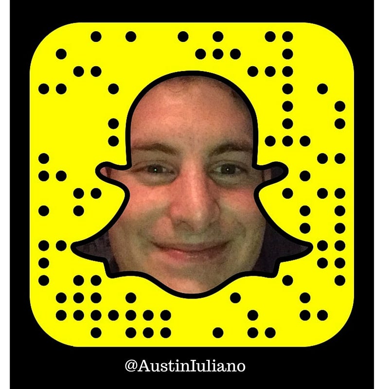 Walking a mile in someone else’s Snapchat. | by Austin Iuliano | Medium
