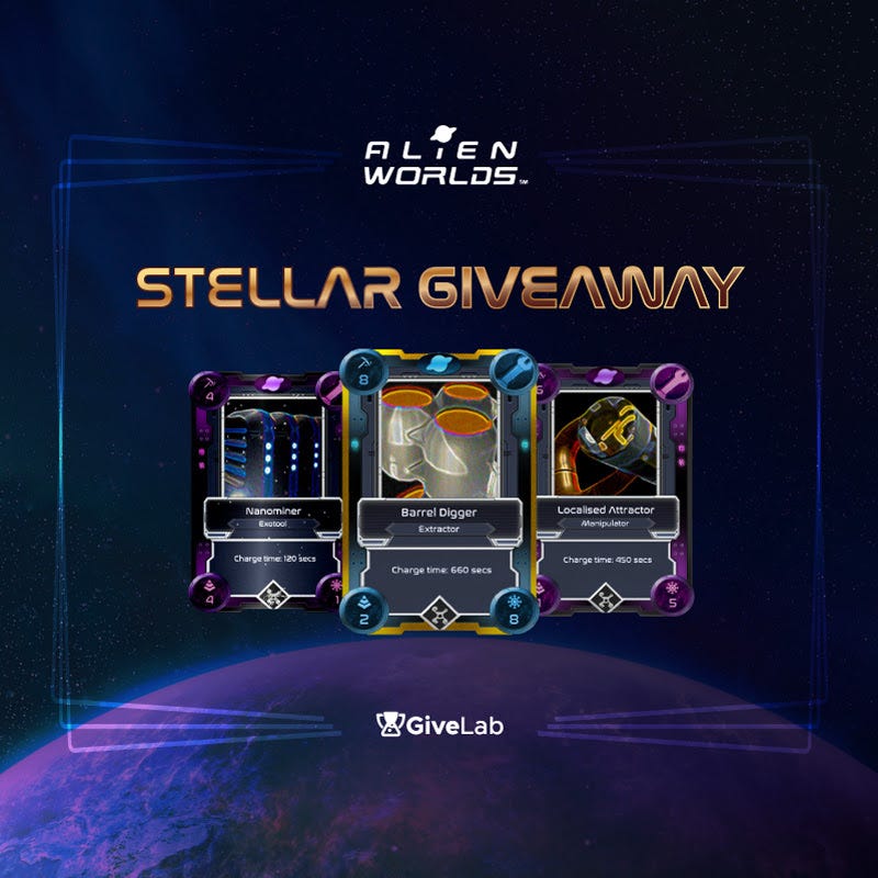 ALIEN WORLDS STELLAR AIRDROP NFT. LINK AIRDROP GIVEAWAY … | by AIRDROPS ...