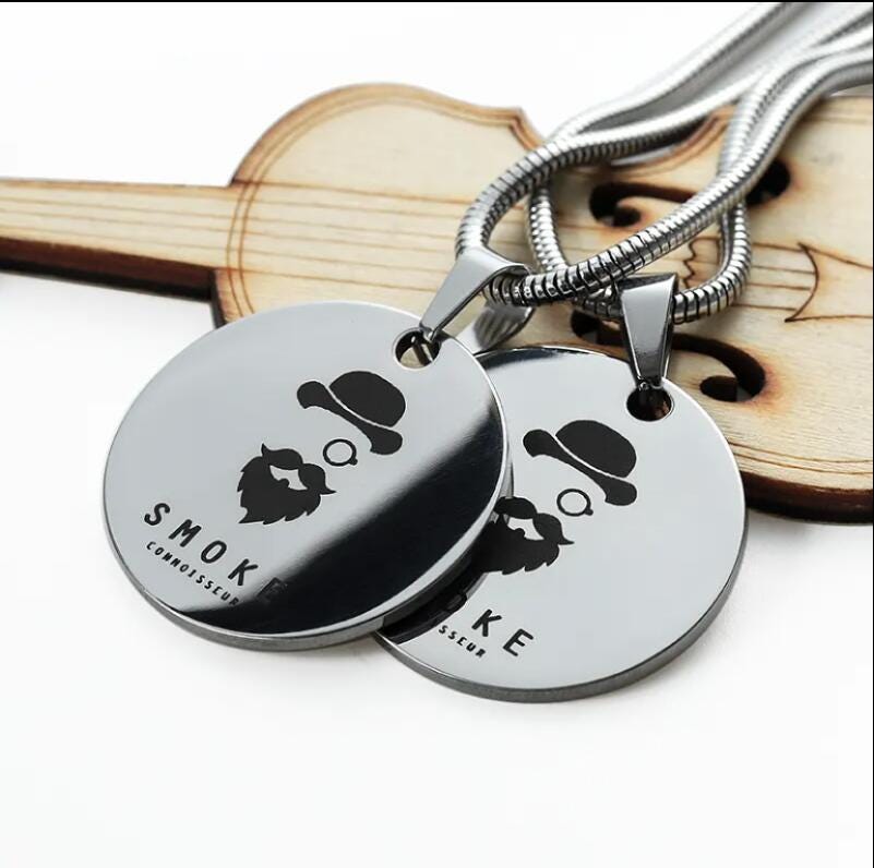 Dog Tag Necklace Ideas. The dog tag necklace, a piece with… | by Hesank ...