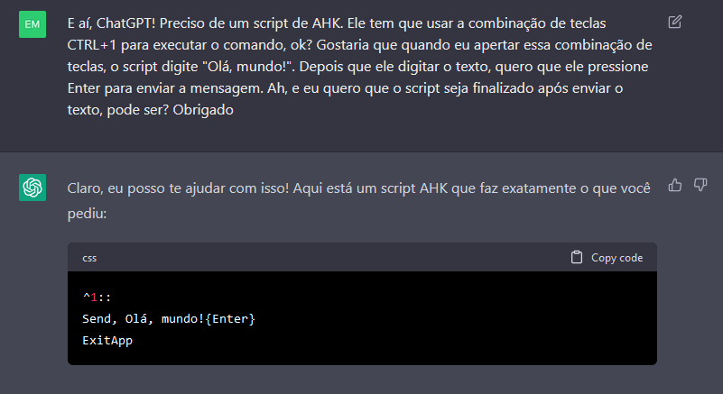 Como O ChatGPT Pode Ajudar a Automatizar Tarefas No Seu Computador Com AutoHotkey | by Emerson ...