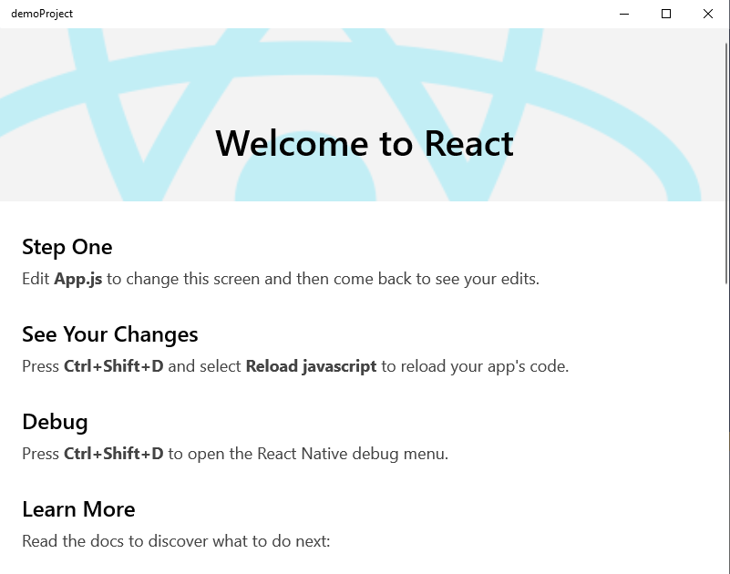 React Native for Windows Applications | by Prashant Karamadi | Medium