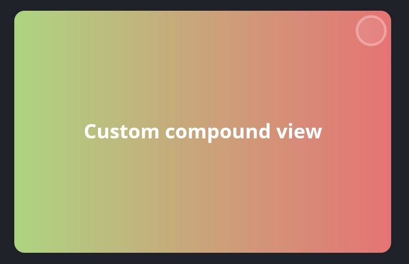 I : Creating your own Compound Views in Android | by Caleb Love | Medium