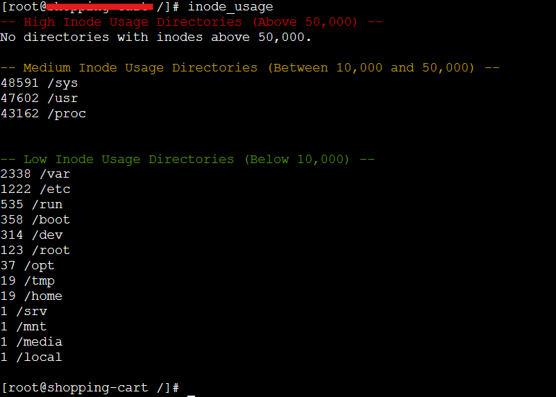 Categorize And Monitor Inode Usage In Linux Directories With Bash