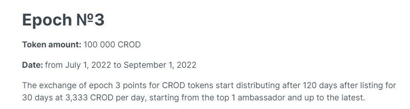 Crodo Ambassador Program. Epoch 3 | by Makc | Medium
