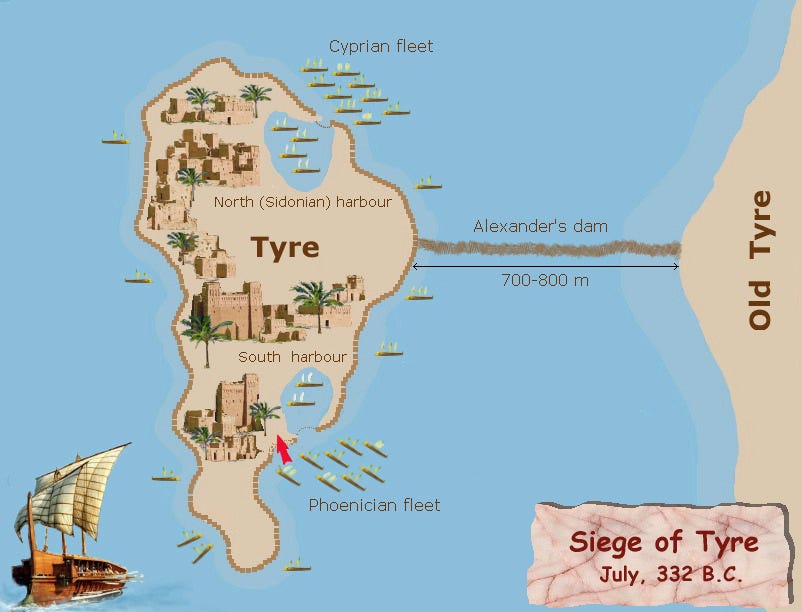 How Alexander The Great Walked On Water To Seize An Island Fortress ...