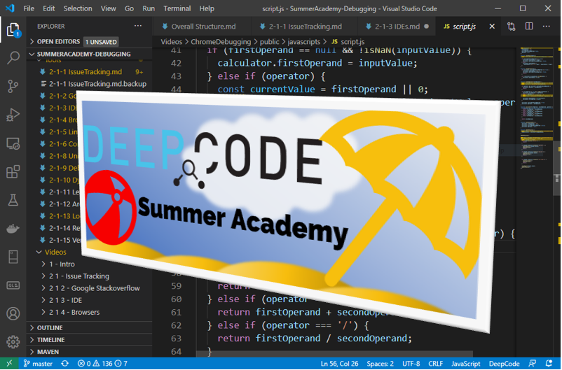 SummerAcademy on Debugging — 2.1.3 IDEs | by Frank Fischer | DeepCodeAI | Medium
