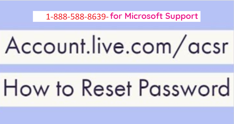 Account.live.com/acsr | Password Reset 2021 | by Accountrecovery | Medium