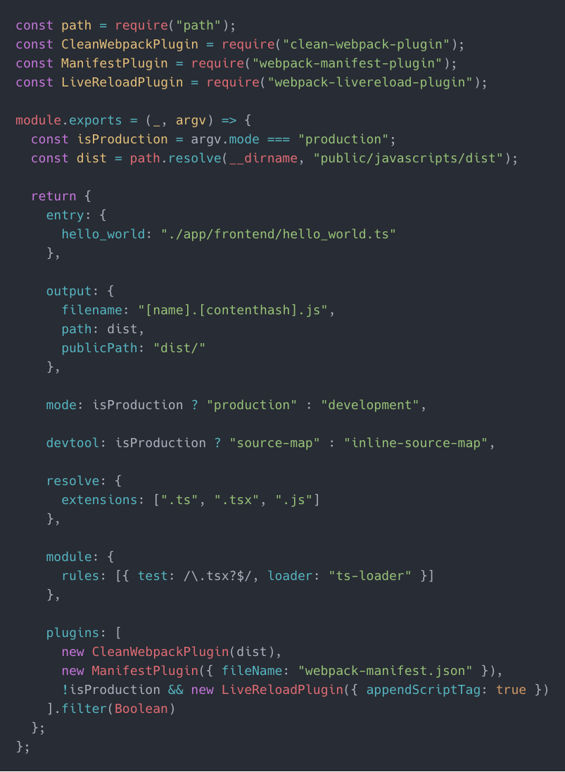 Rails + TypeScript + webpack環境構築. webpacker gemを使わない方法 | by Tatsuya Itakura | Medium