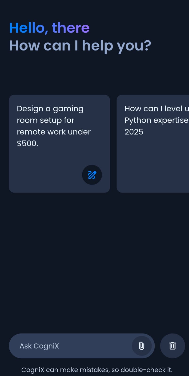 🚀 Introducing CogniX AI – An AI-Powered Chatbot! 🤖 | by Nelofer Shaik | Feb, 2025 | Medium