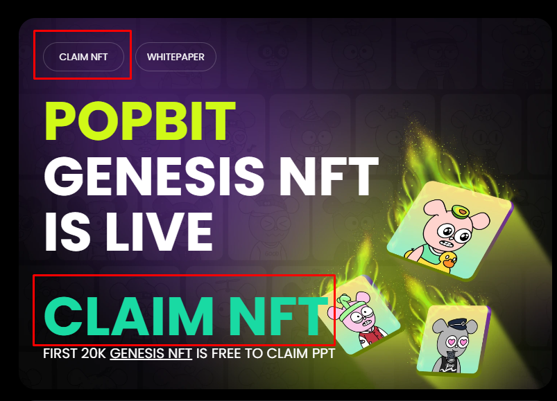 Popbit Genesis NFT Live - Free Claim first 20K Users - popsocial - Medium