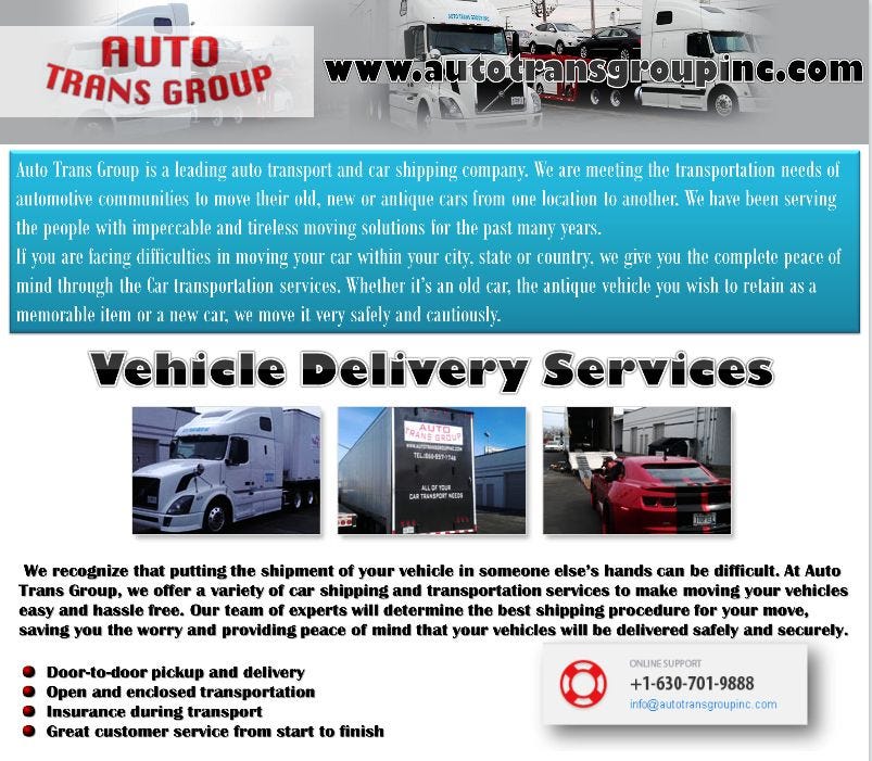 Automotive Transporters. Auto Trans Group is a leading auto… | by Auto ...