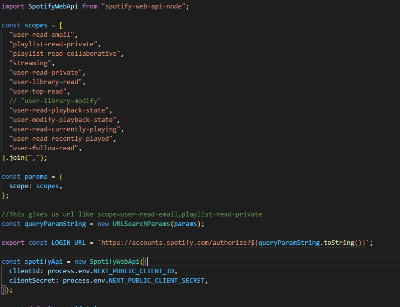 Next.js Spotify Authentication. In this article, I want to document how ...