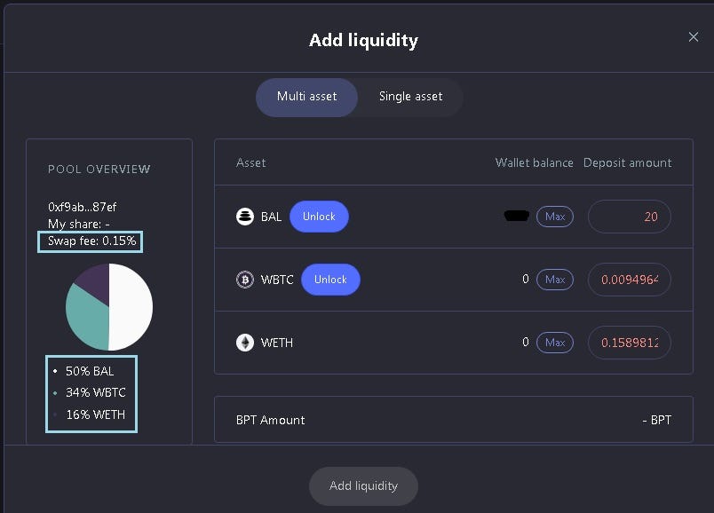 Balancer Exchange Review & Tutorial: Fees, Trading & BAL Token | by Alexander Belobok | Medium