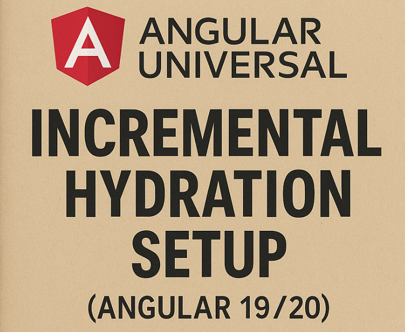 Angular Universal Incremental Hydration Setup (Angular 19/20): field ...