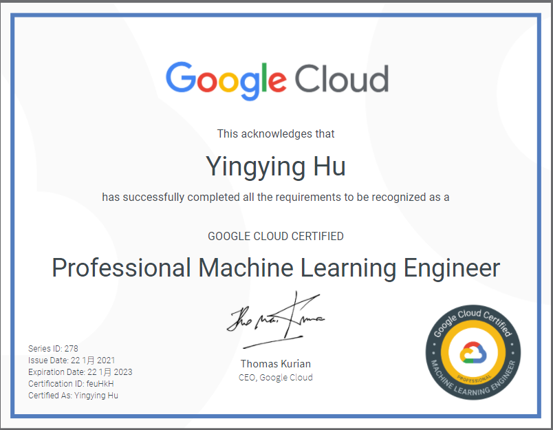 Google Cloud Professional Machine Learning Engineer Exam: Impression and Advice | by Yingying Hu ...