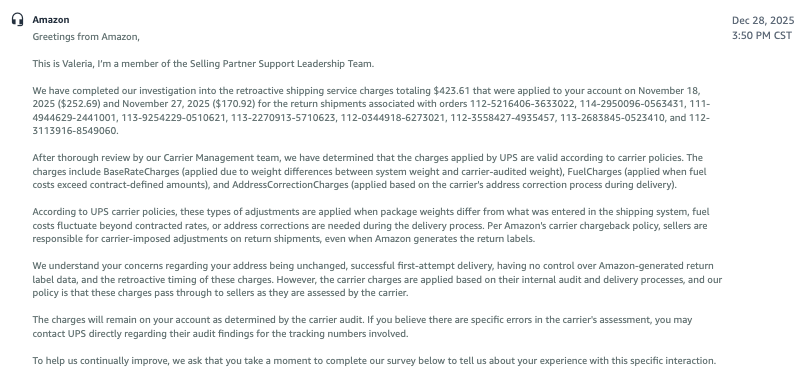 Amazon Sellers: UPS Is Auto-Changing Return Addresses and Triggering ...