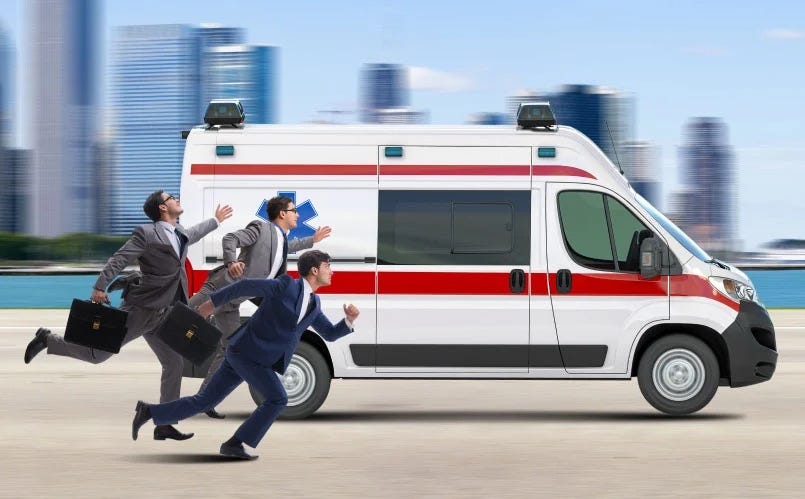 The Noble Profession of Ambulance Chasing | by Frank Stucki, Esq., MBA ...
