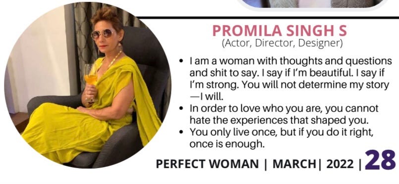 PERFECT WOMEN 2022 💕 - Promila Singh S - Medium