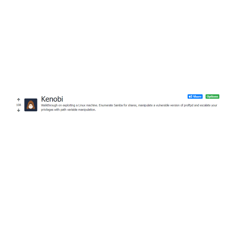 Tryhackme — Kenobi Task 1 Deploy The Vulnerable Machine By Hacker