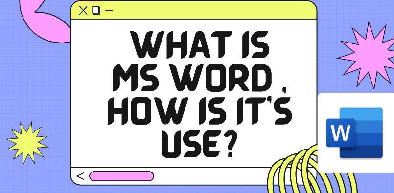 Microsoft Word is a graphical word processing program that users use to ...