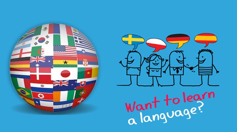 Let’s begin with a new language!. Want to learn a new language? But don ...