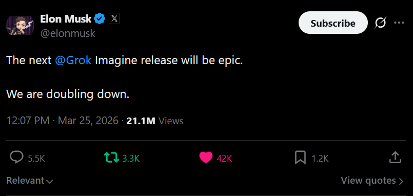 Elon Musk’s “Epic” Grok Imagine Update: What’s Coming After Sora’s ...