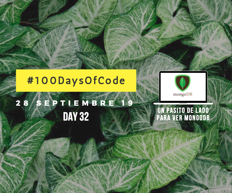 #100DaysOfCode _ #Day32. Un pasito de lado para ver MongoDB | by Jose Luis Aguilar | Medium